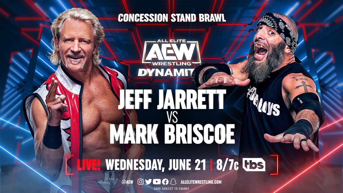 AEW Dynamite - June 21, 2023 - Falls Count Anywhere AEW Dynamite - June 21, 2023 - Falls Count Anywhere