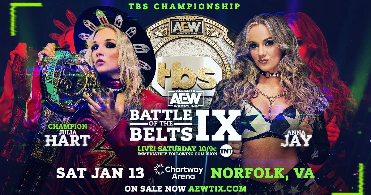 AEW Collision - Battle Of The Belts 9 - Falls Count Anywhere AEW Collision - Battle Of The Belts 9 - Falls Count Anywhere