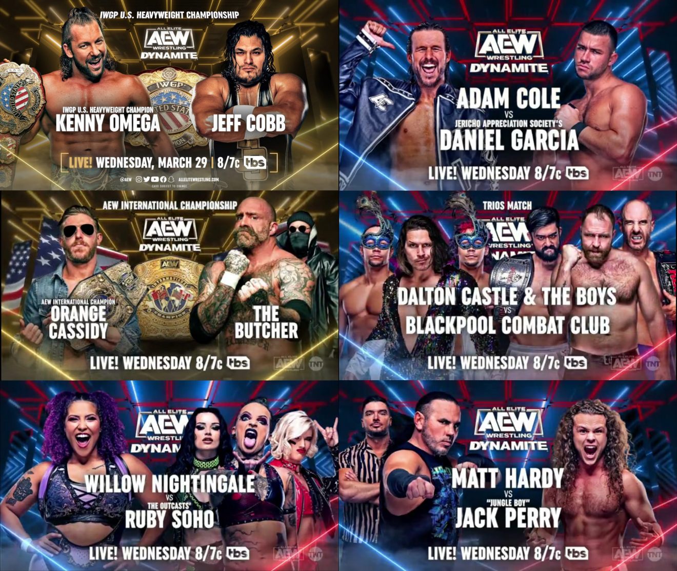 AEW Dynamite - March 29, 2023 - Falls Count Anywhere