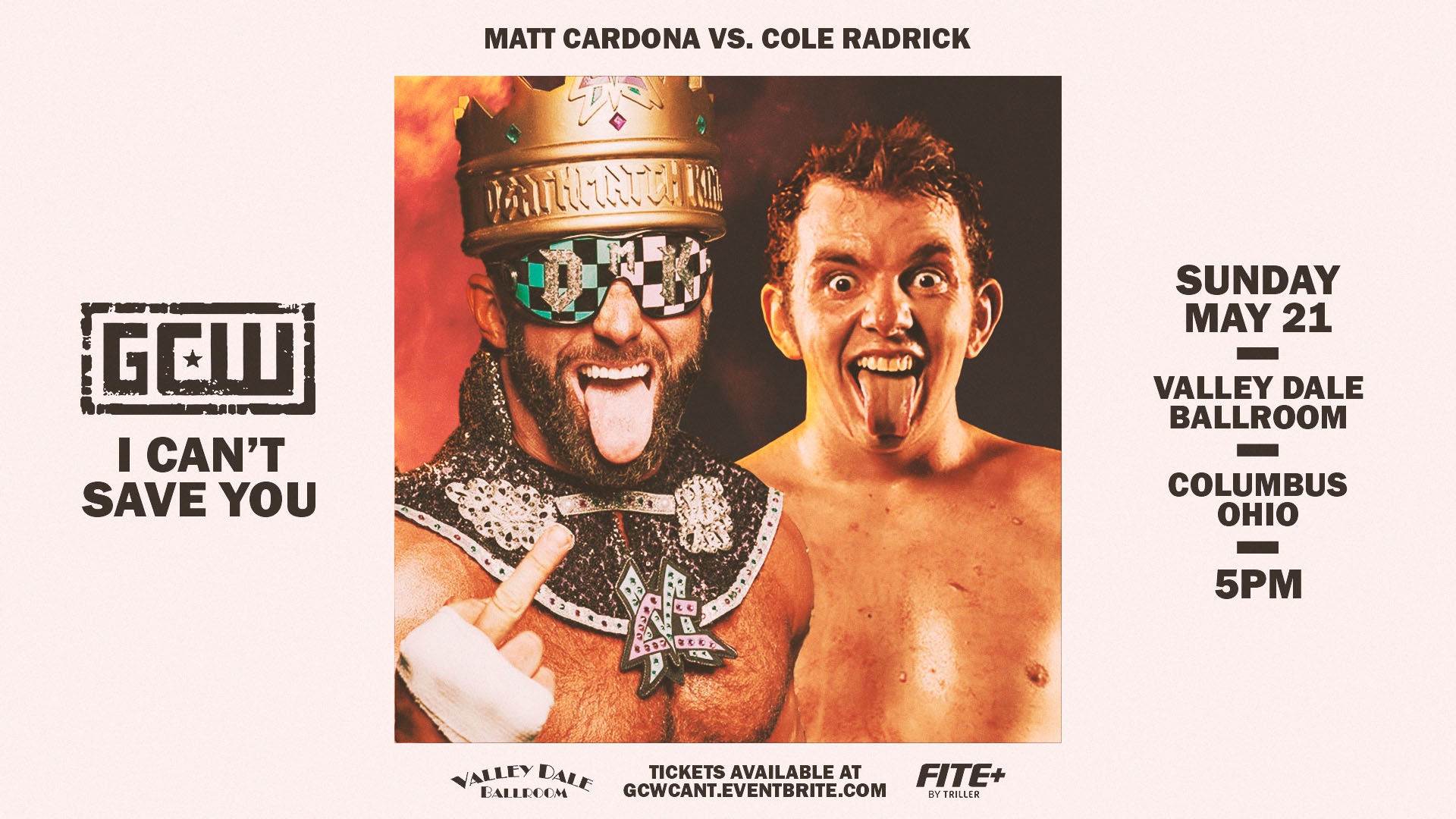 GCW I Can't Save You - May 21, 2023 - Falls Count Anywhere