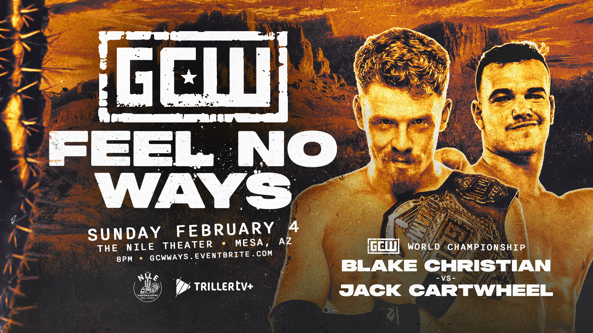 GCW Feel No Ways - February 4, 2024 - Falls Count Anywhere
